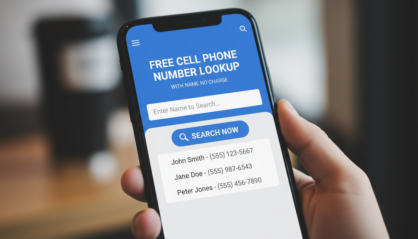 Free Cell Phone Number Lookup with Name No Charge - DragCast